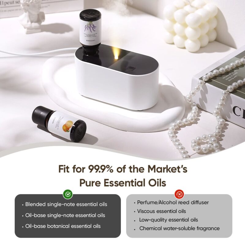 Portable Mini USB Waterless Diffuser White
